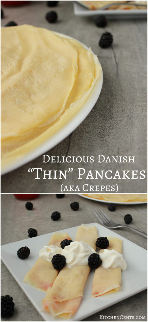 Delicious Danish Thin Pancakes (Classic Crepes)