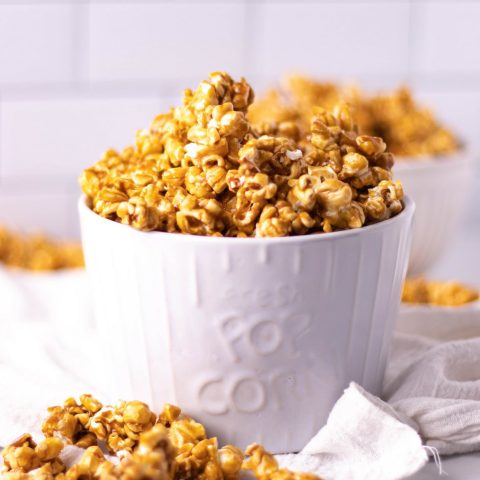 The Best Crunchy Butter Toffee Caramel Popcorn | Kitchen Cents