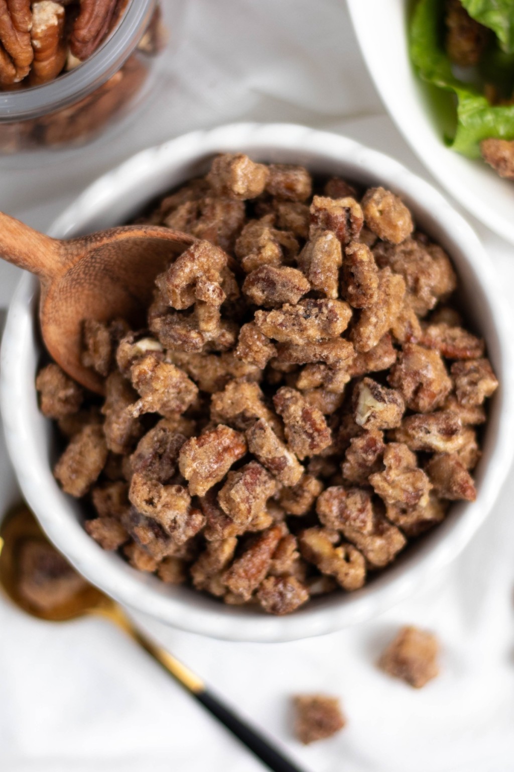Easy Candied Pecan Pieces | Kitchen Cents
